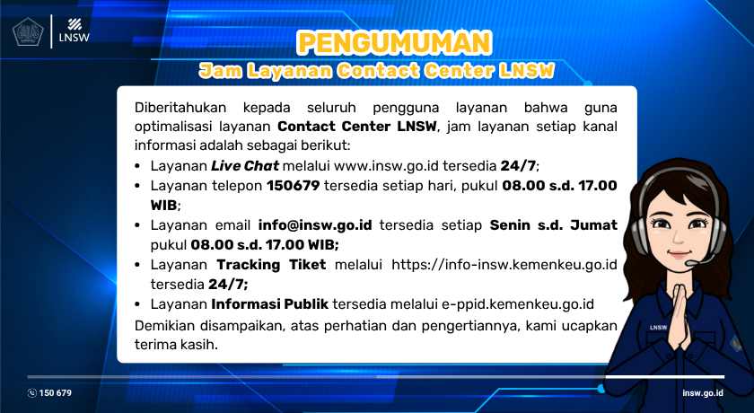 Official Website Indonesia National Single Window